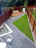 Diagonal garden